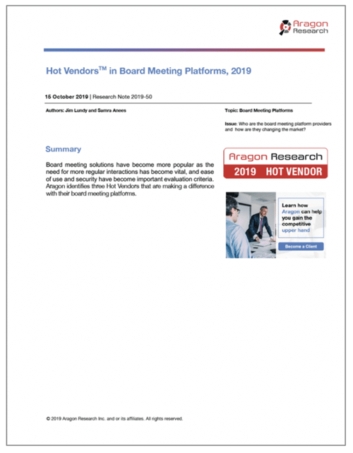 [Analyst Report] Praxonomy named Board Meeting Platforms Hot Vendor by ...