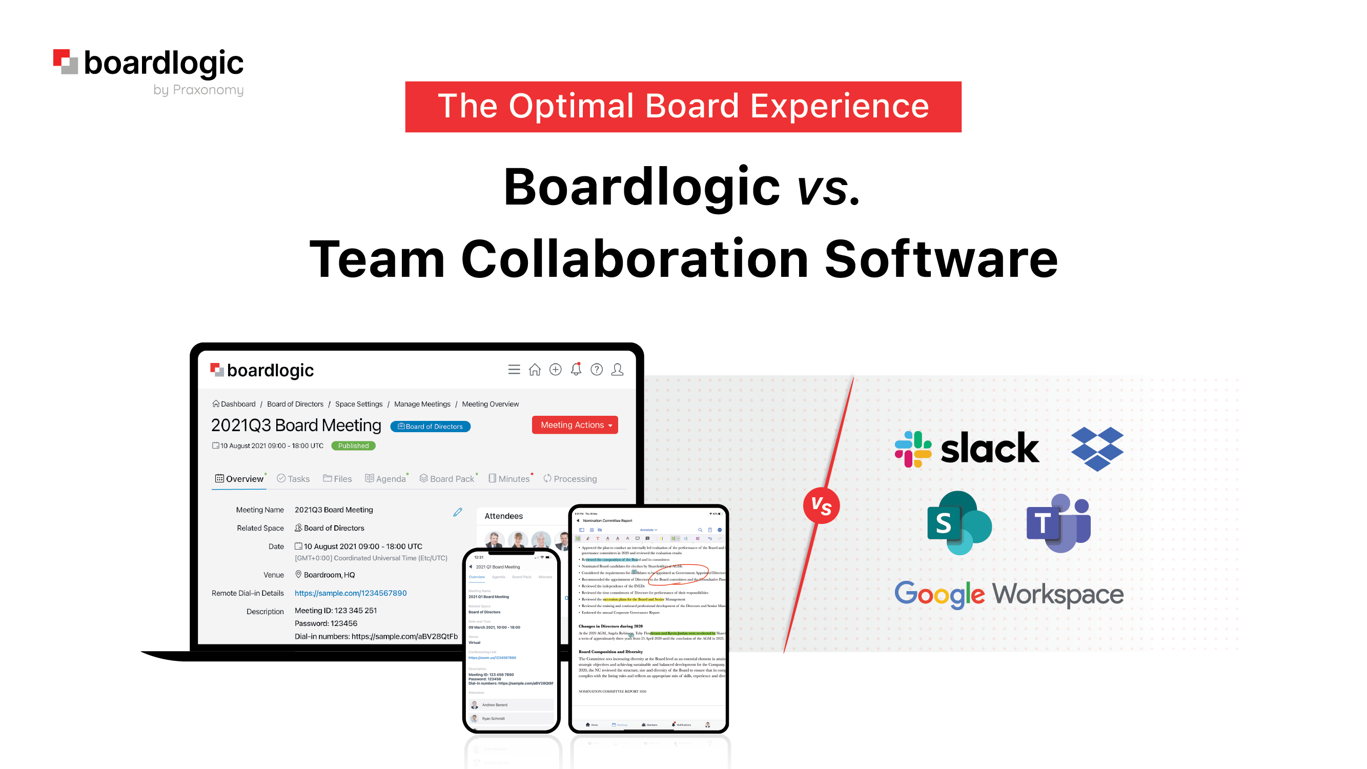 Boardlogic vs. Team Collaboration Software Whitepaper